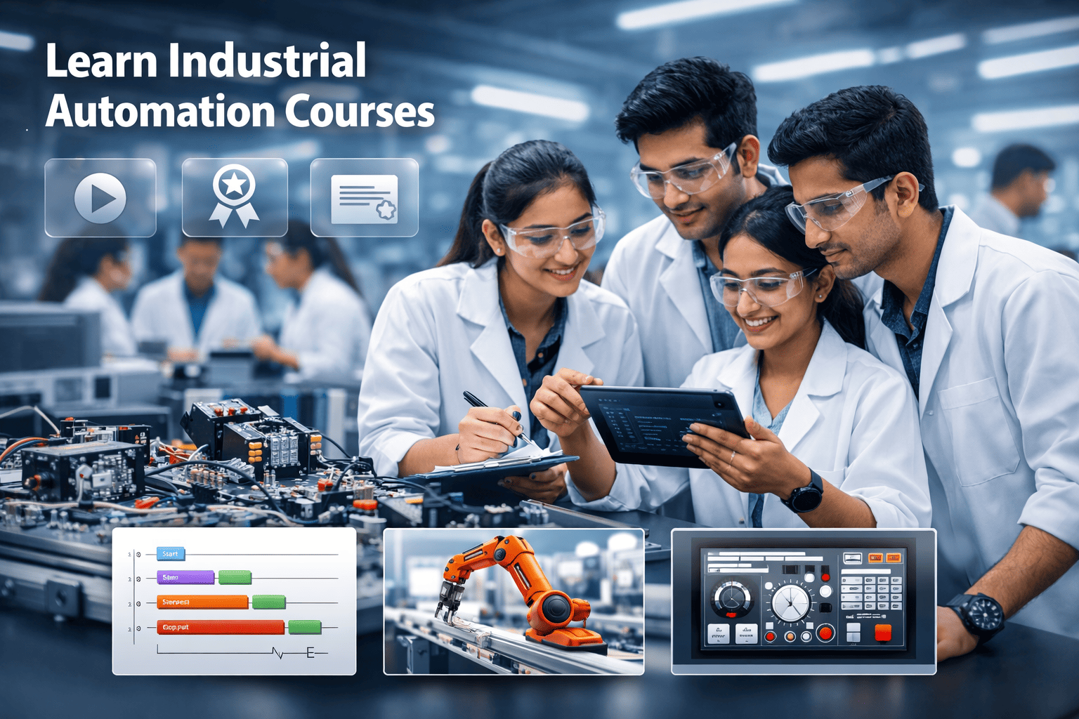 Industrial automation training course in Coimbatore | Case study